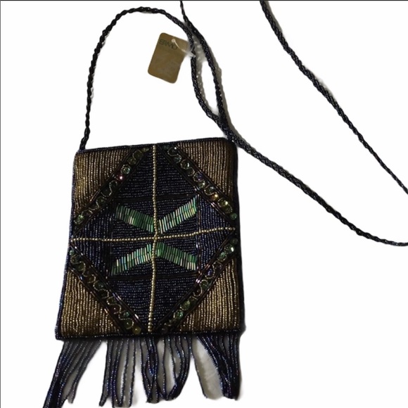 Vintage | Bags | Vintage Ermo Collection Beaded Crossbody Bag | Poshmark